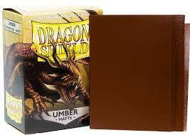 Dragon Shields: (100) Matte Umber
